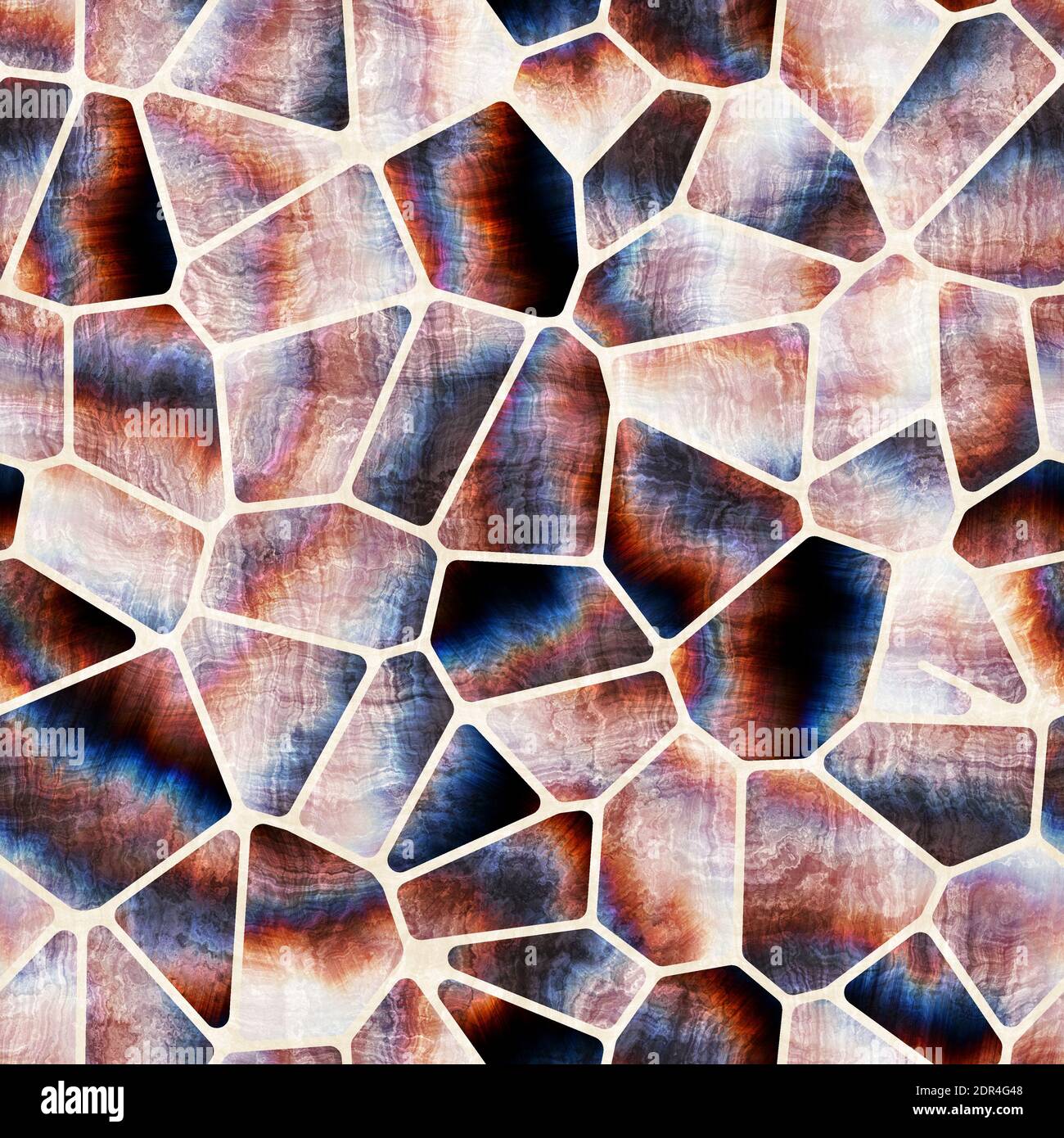 Seamless geo tile shape collage surface pattern Stock Photo - Alamy