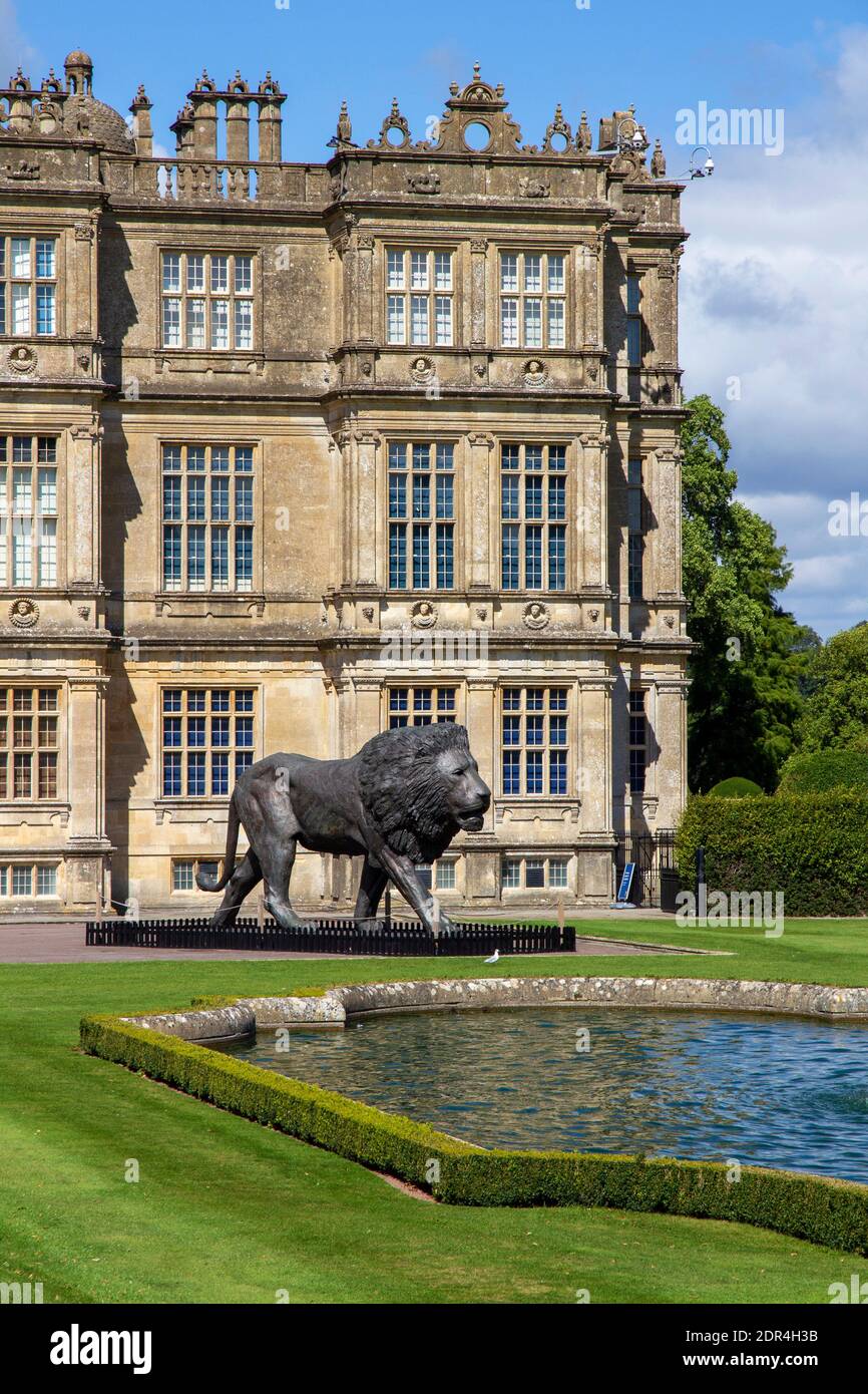 LONGLEAT, UK - AUGUST 26, 2020. Longleat is an English stately home and ...
