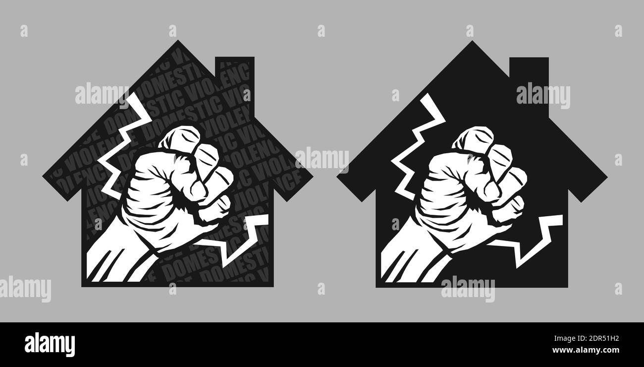 Domestic violence and abuse - aggression, attack and violent assault in ...