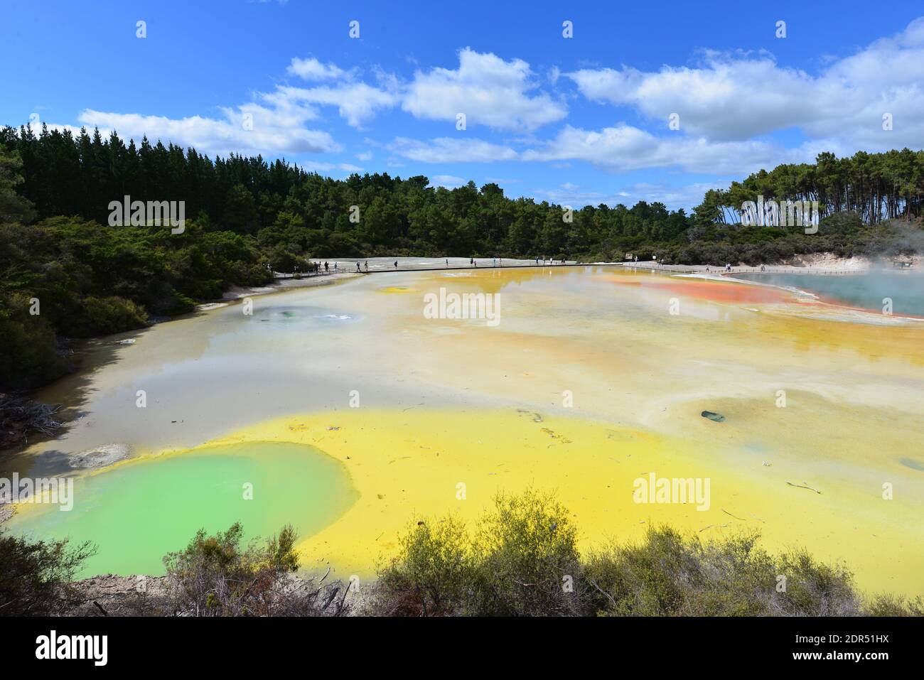 Waiotapu Thermal Wonderland Stock Photo - Alamy