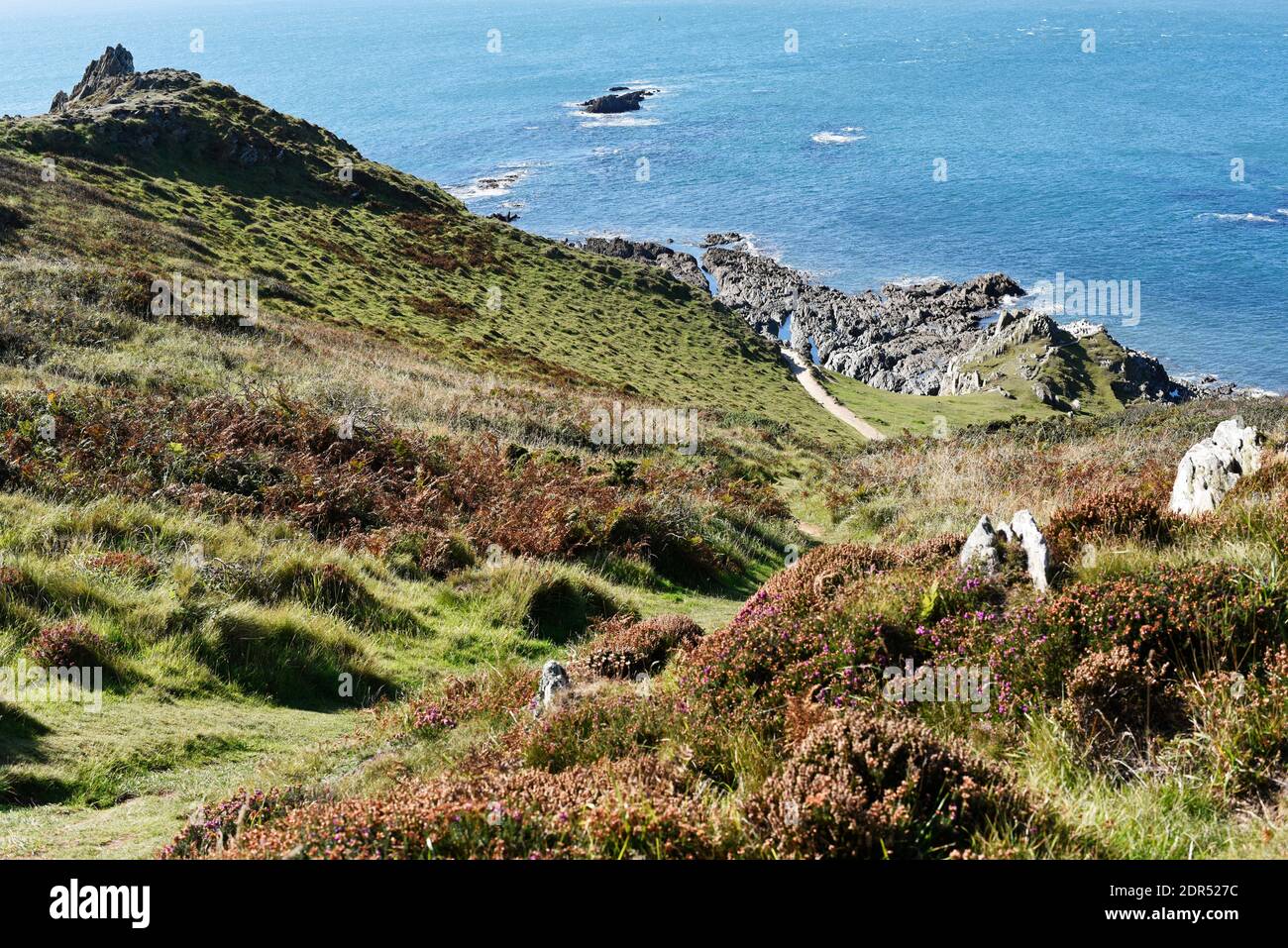 Approaching Morte Point, Morthoe, North Devon, England Stock Photo - Alamy