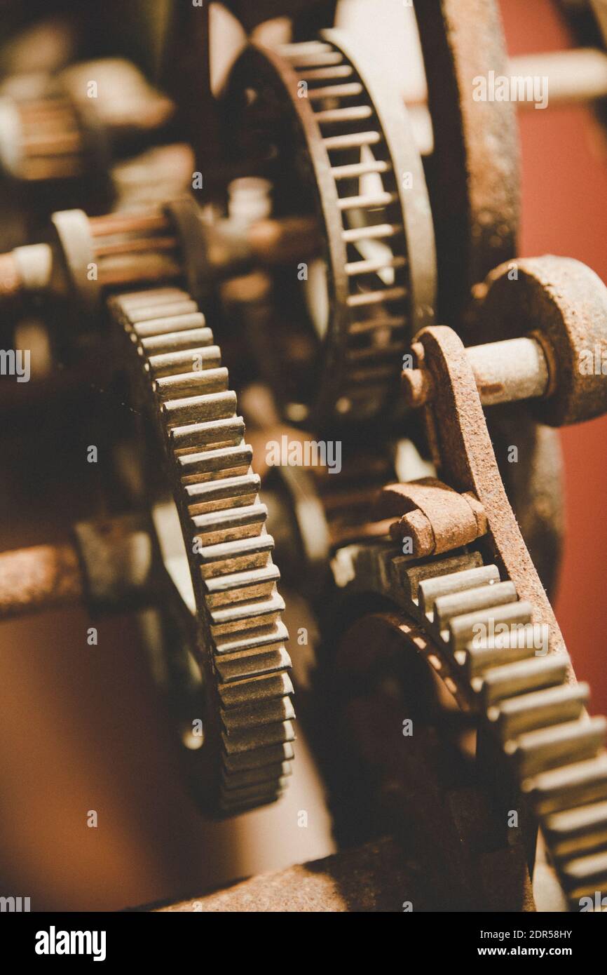Antique Clock Gears High Resolution Stock Photography and Images - Alamy