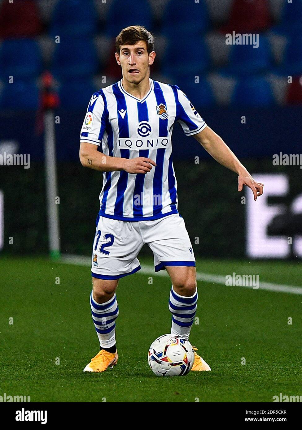 VALENCIA, SPAIN - DECEMBER 19: Aihen Munoz of Real Sociedad during the ...