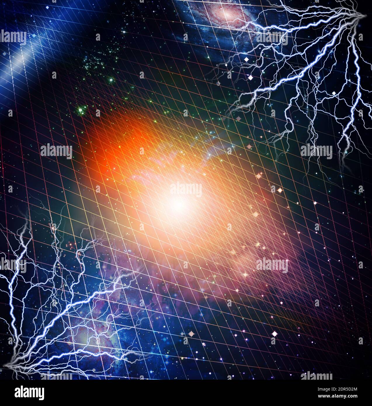 Energy burst in space. 3D rendering Stock Photo - Alamy