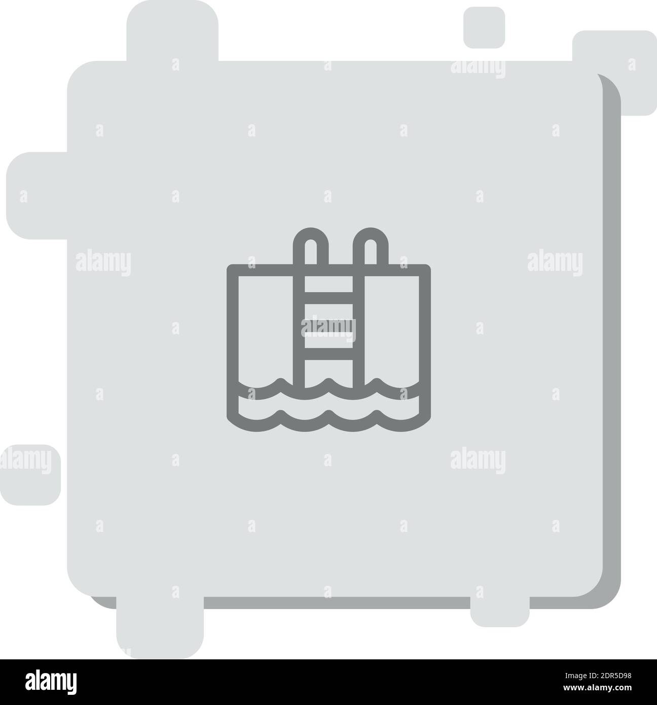 swimming pool vector icon modern simple vector illustration Stock ...