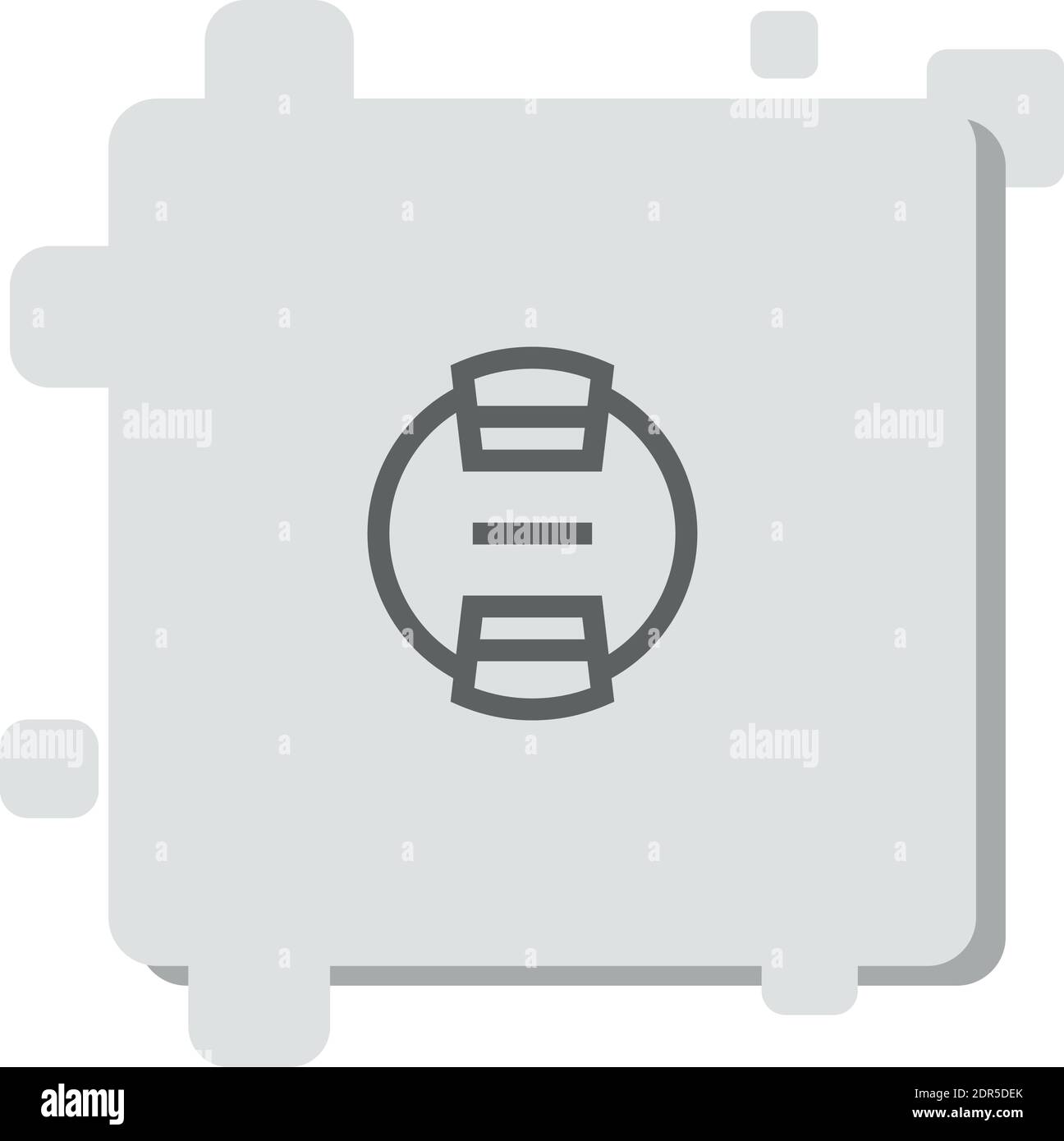 lens cap vector icon modern simple vector illustration Stock Vector ...