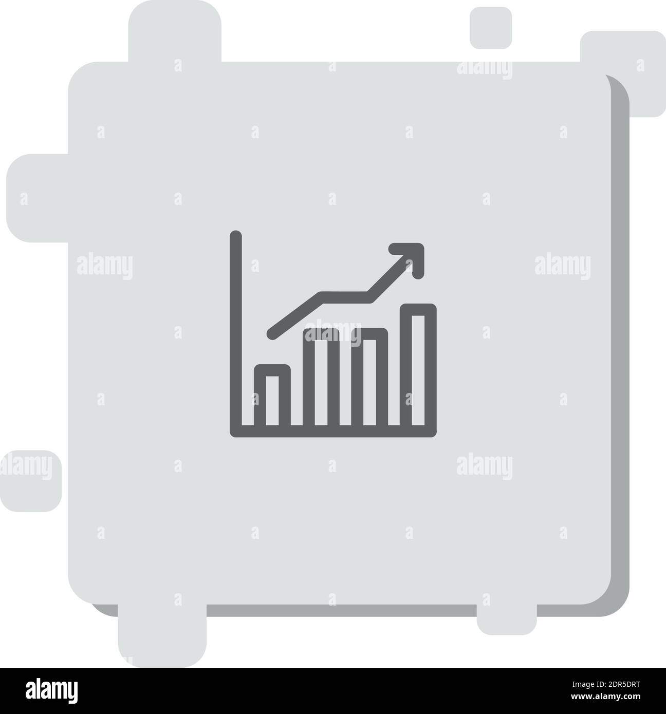 graph vector icon modern simple vector illustration Stock Vector Image ...