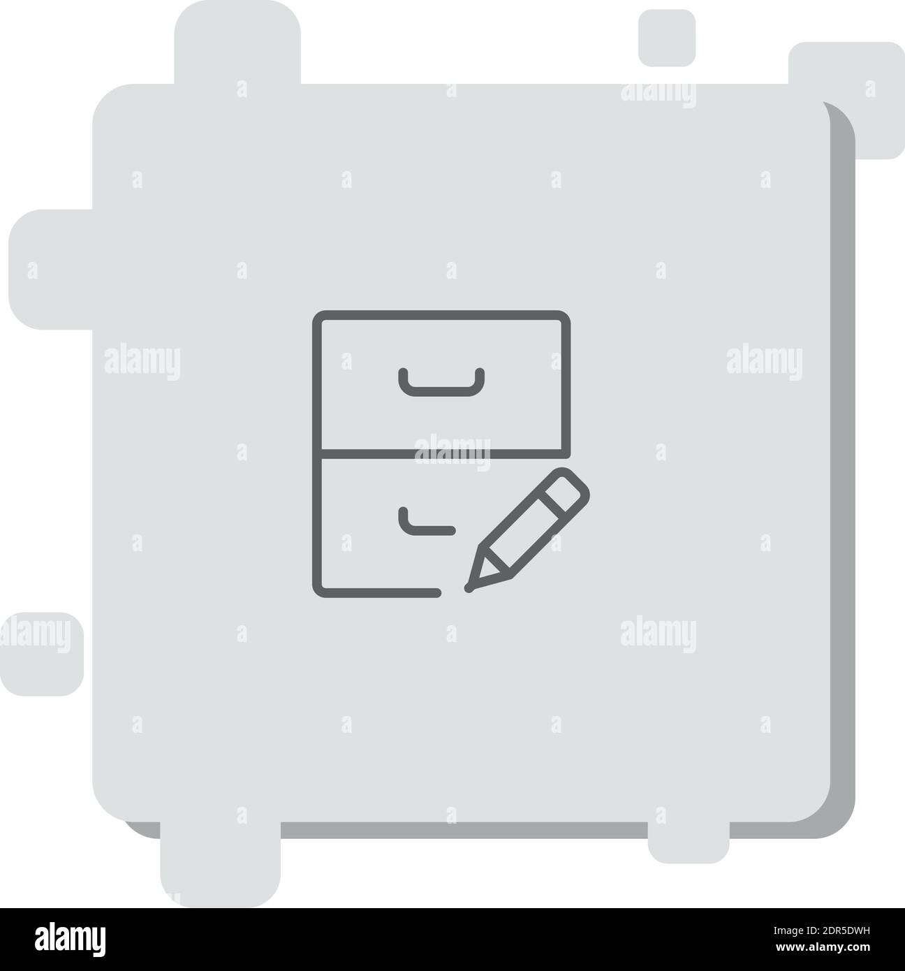 archive vector icon modern simple vector illustration Stock Vector ...