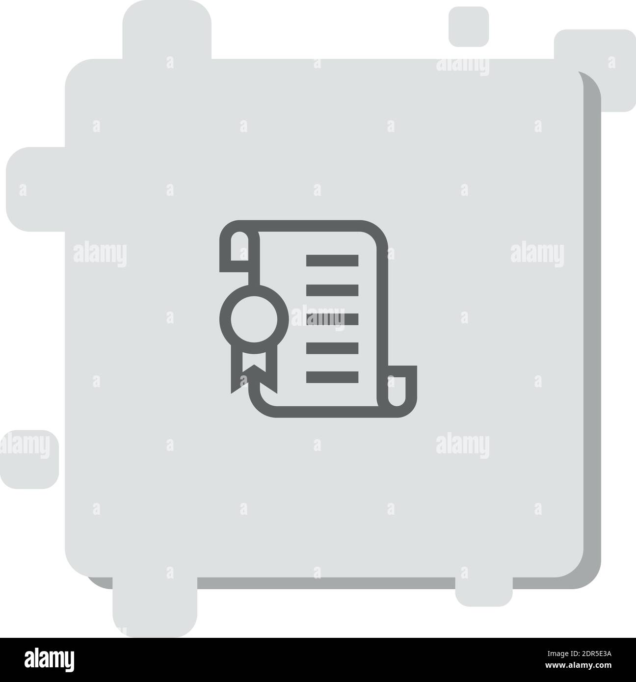 certification vector icon modern simple vector illustration Stock ...