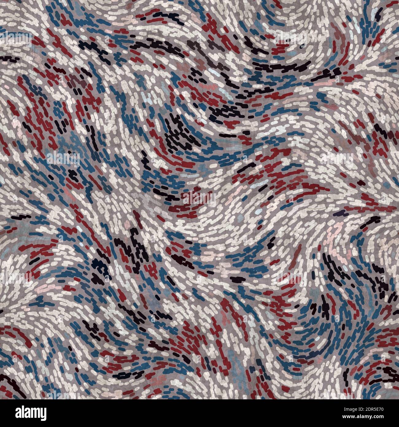 Seamless red white and blue textured retro pattern Stock Photo - Alamy