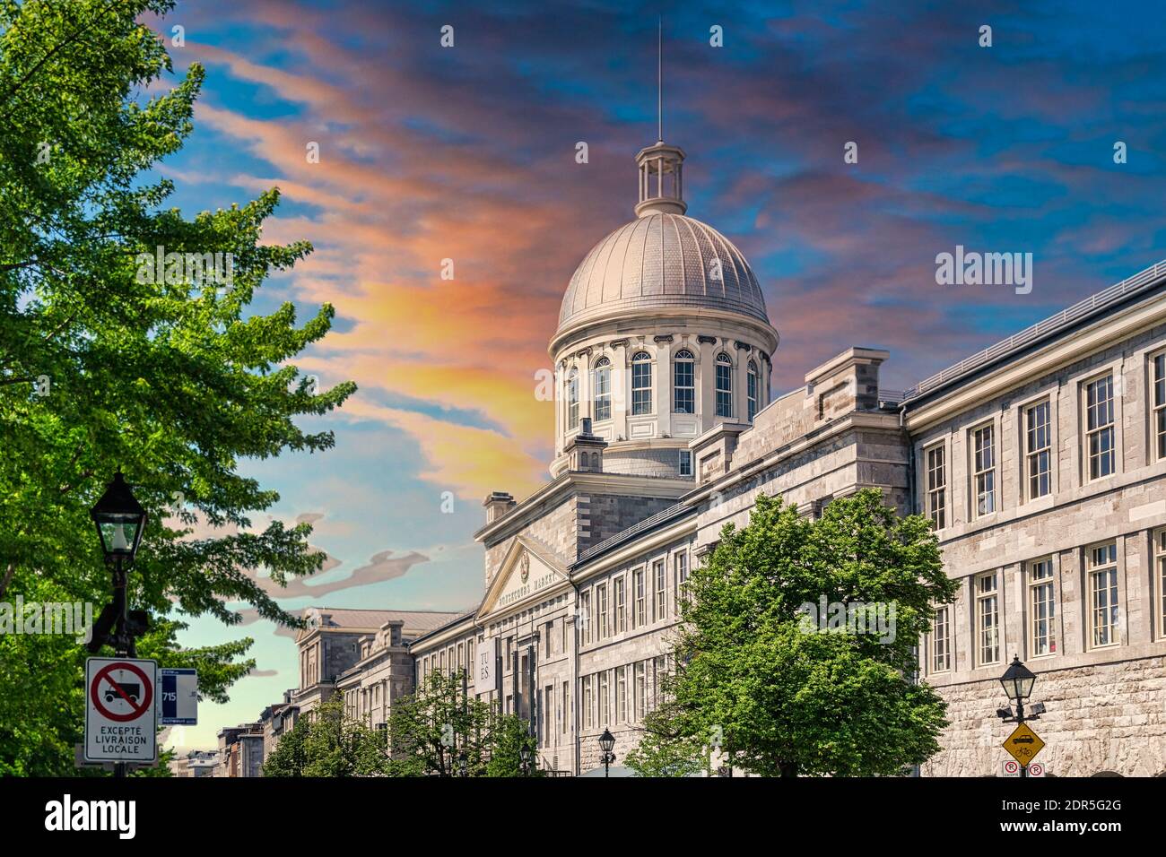 Bonsecours Market architecture, Montreal, Canada Stock Photo - Alamy