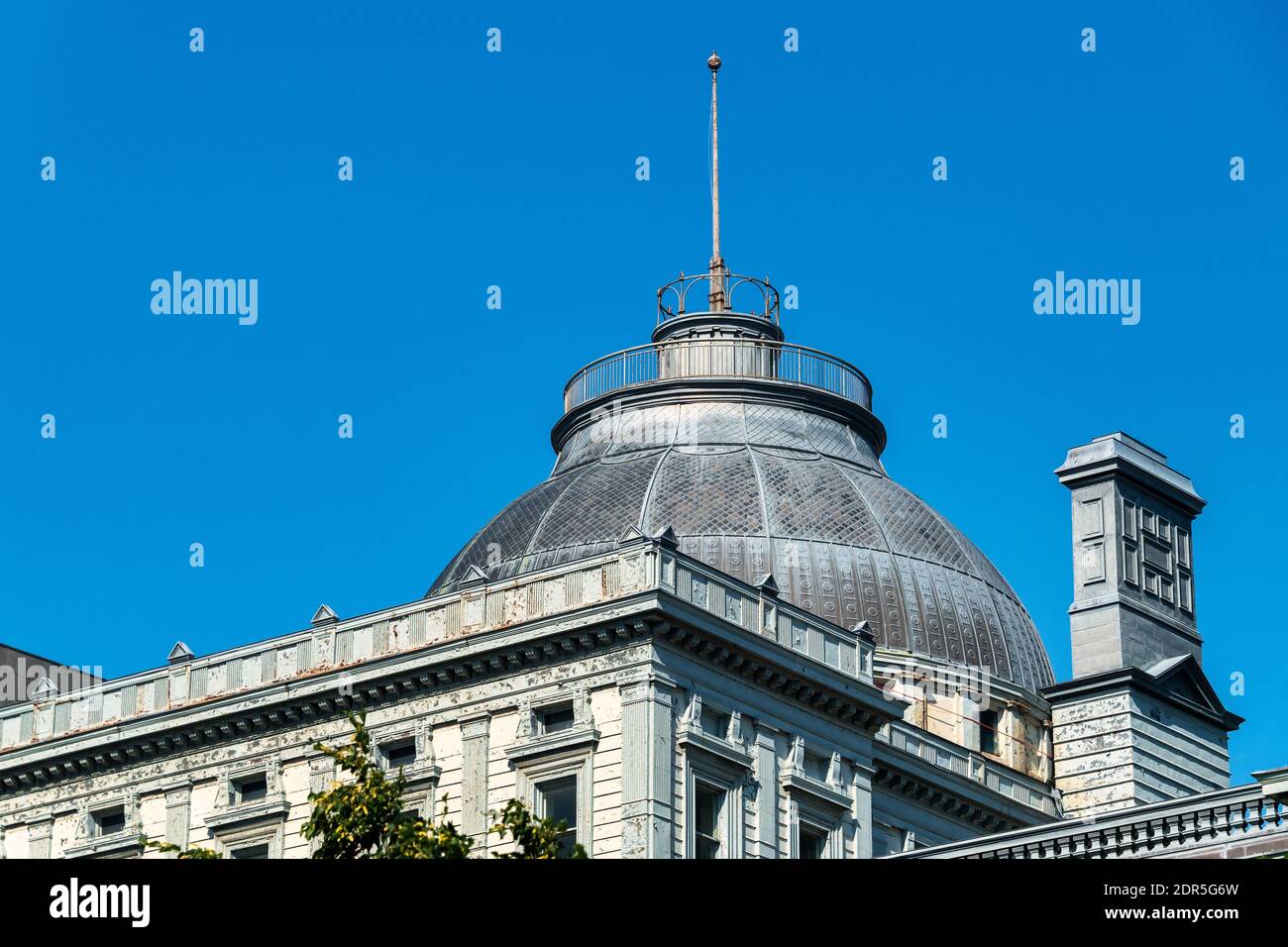 Old architecture in generic buildings of Old Montreal, Quebec, Canada ...