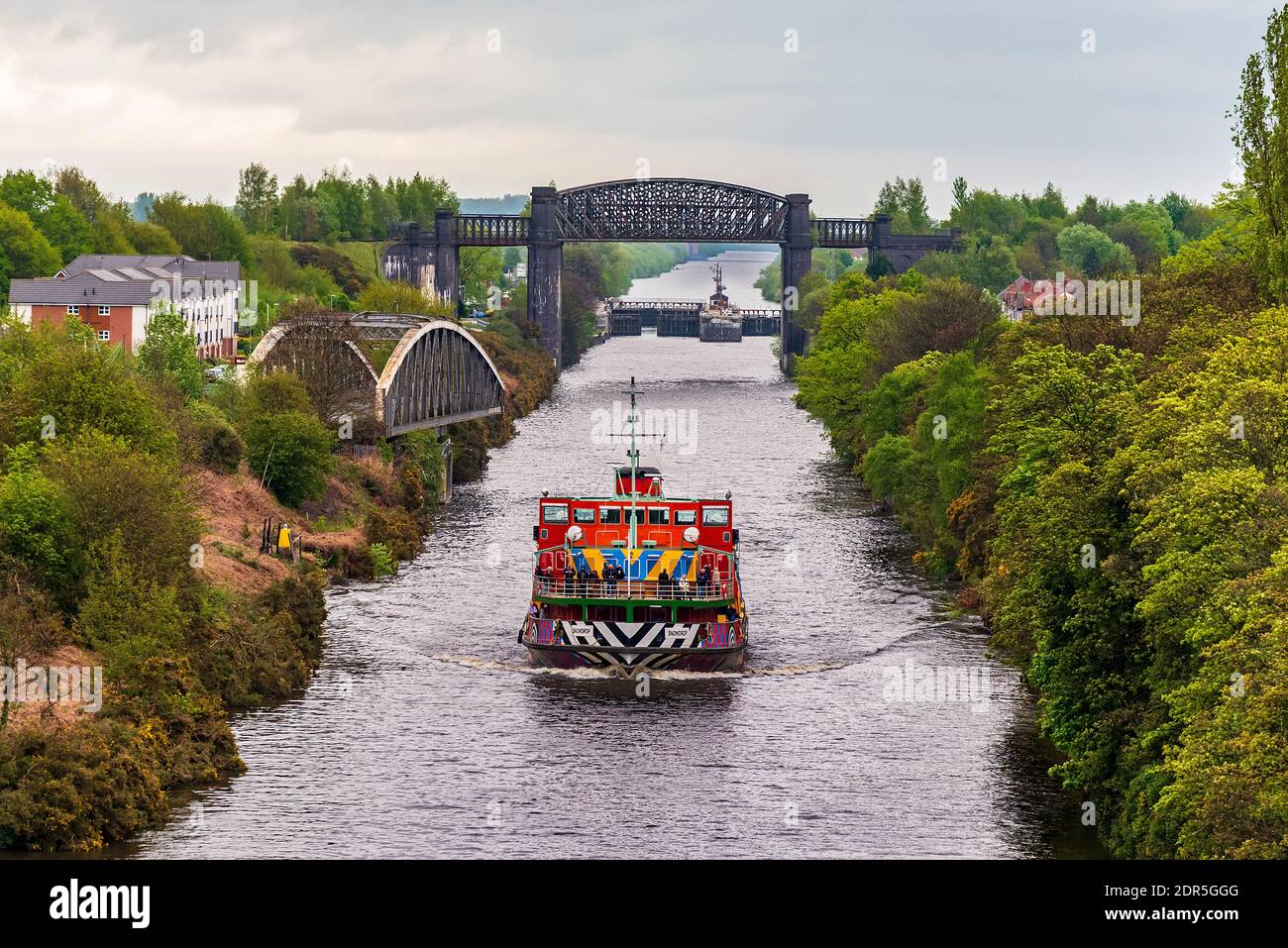 Merseyferries Dazzle ferry Snowdrop on the Manchester Ship Canal cruise ...