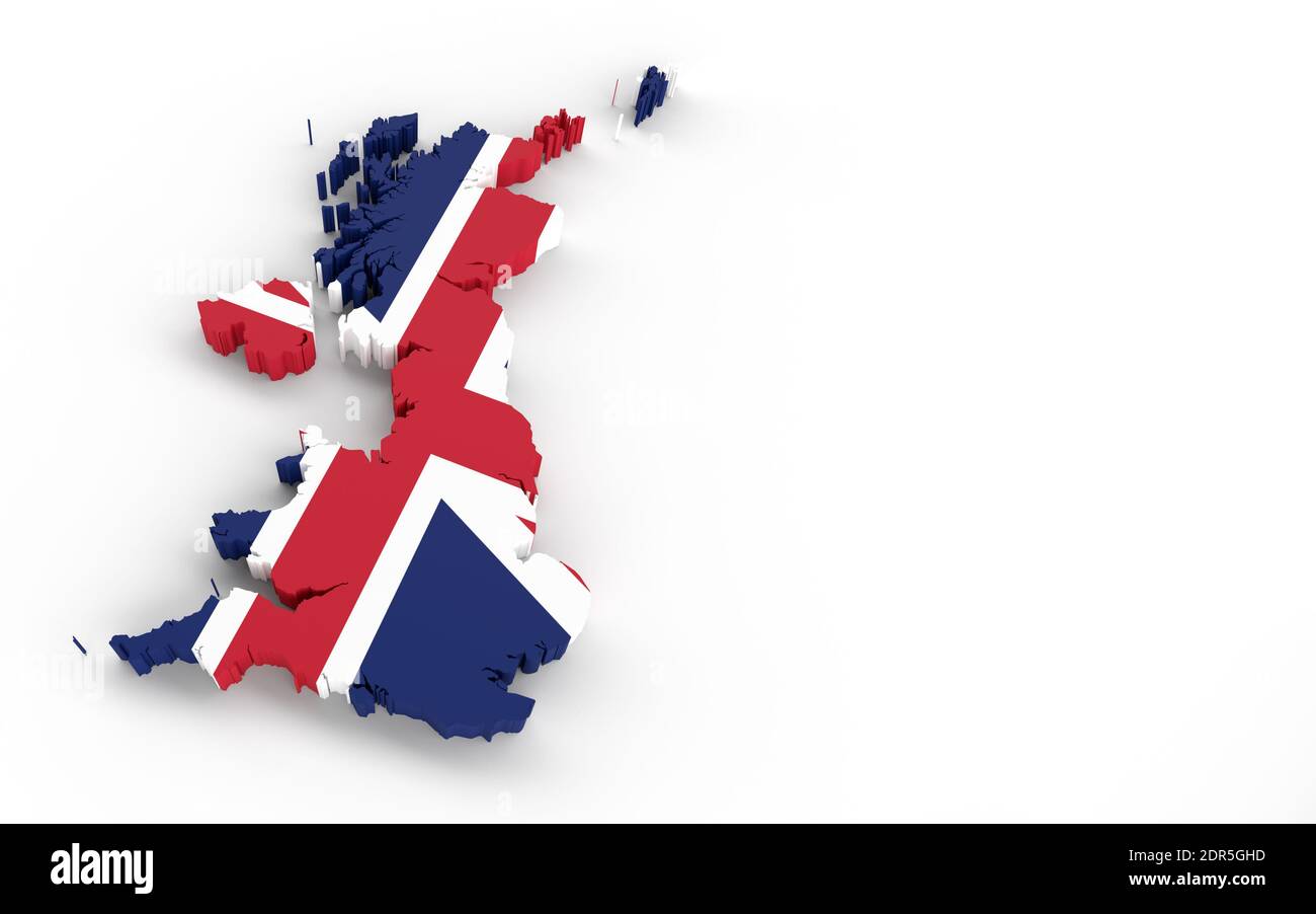 United kingdom map union jack hi-res stock photography and images - Alamy