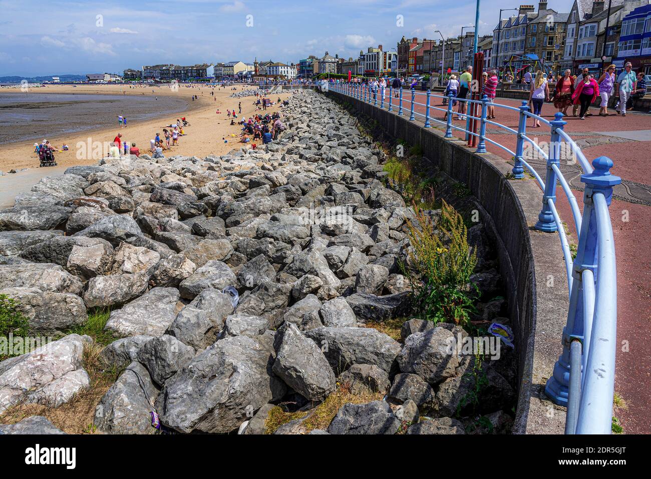The promenade at Morecambe in Lancashire North West England. *** Local ...