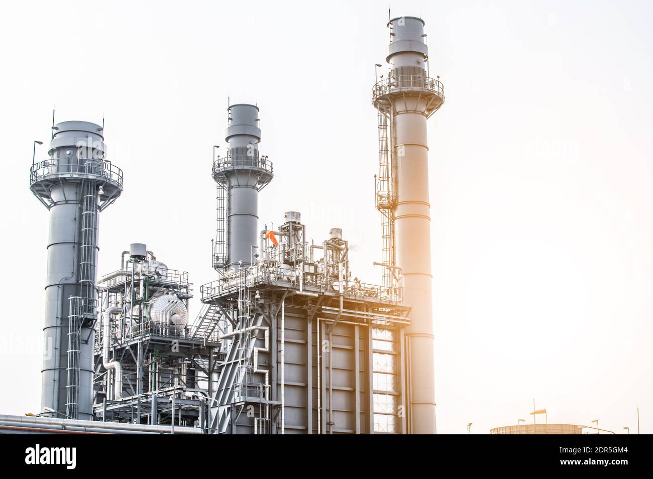 Industrial zone,The equipment of oil refining,Close-up of industrial ...