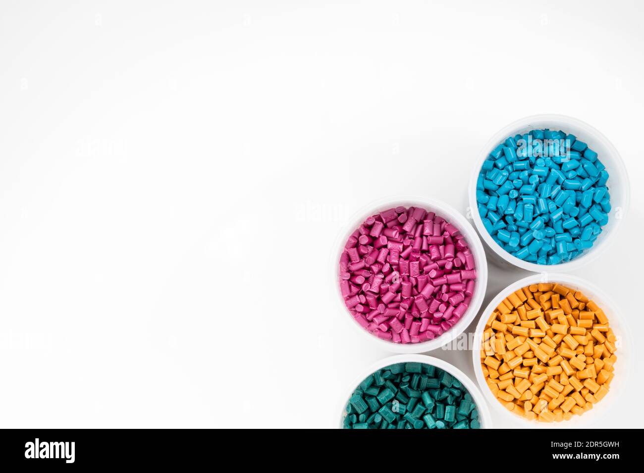 Plastic granules close up for holding,Colorful Plastic granules with ...