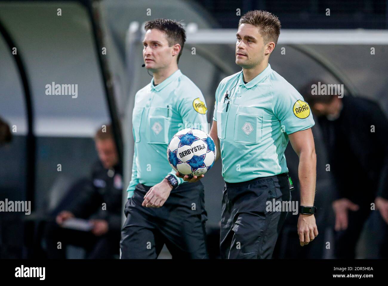 NIJMEGEM, NETHERLANDS - DECEMBER 19: Assistant Referee Freek Vandeursen ...
