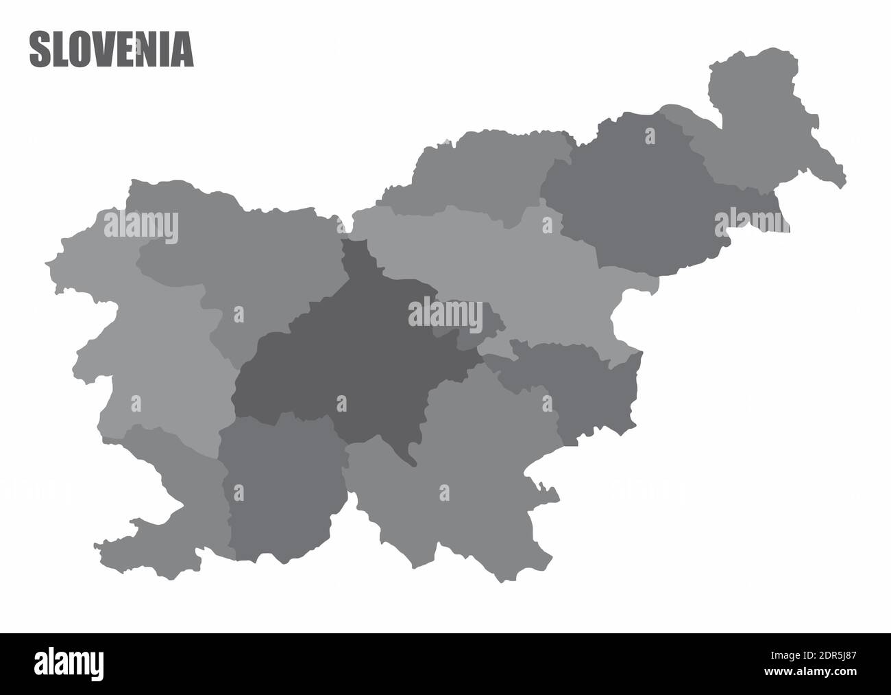 Slovenia map design country Cut Out Stock Images & Pictures - Alamy