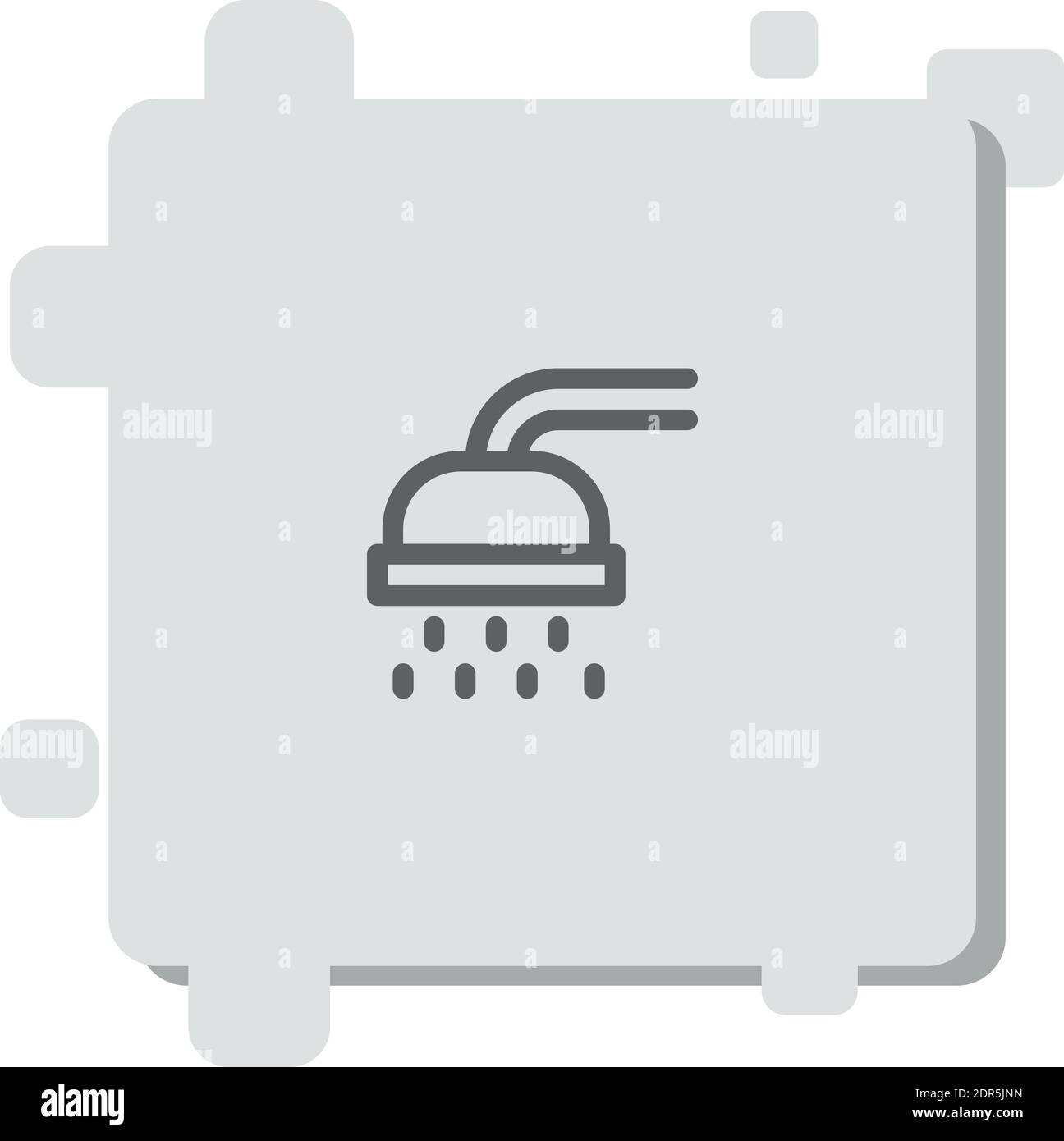 shower vector icon modern simple vector illustration Stock Vector Image ...
