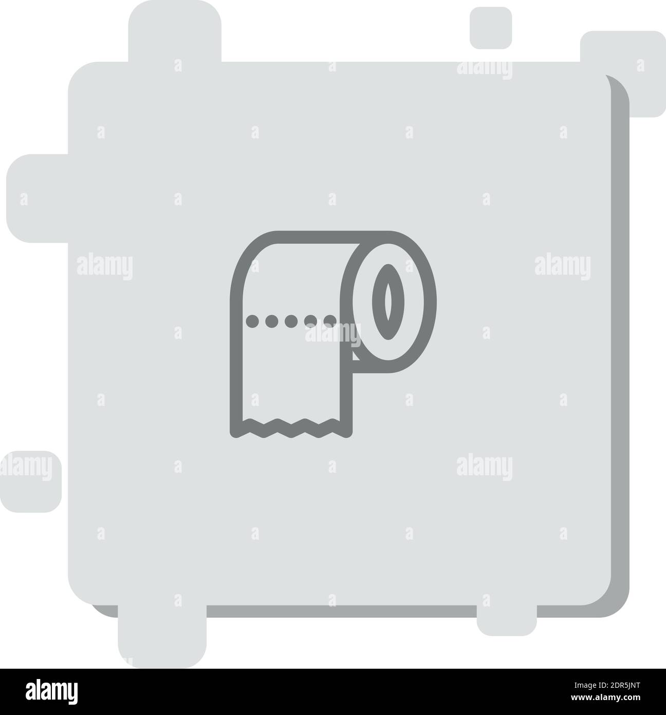 toilet paper vector icon modern simple vector illustration Stock Vector ...