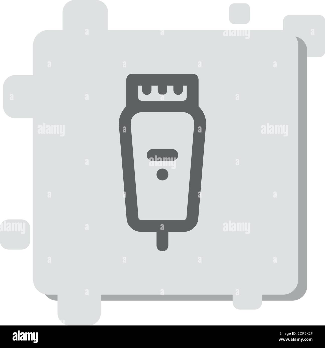 electric razor vector icon modern simple vector illustration Stock ...
