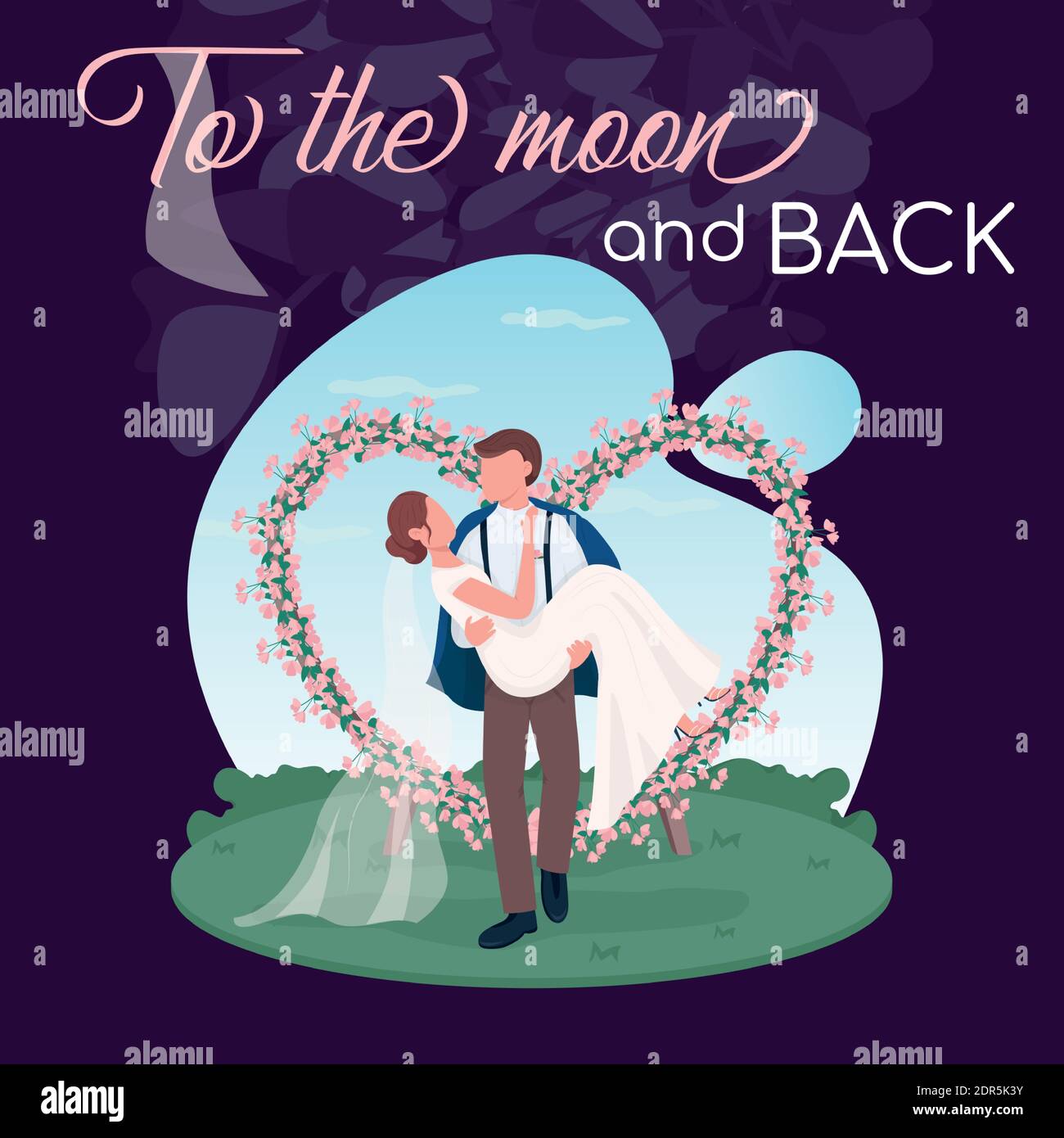 Wedding Postcard Back Template