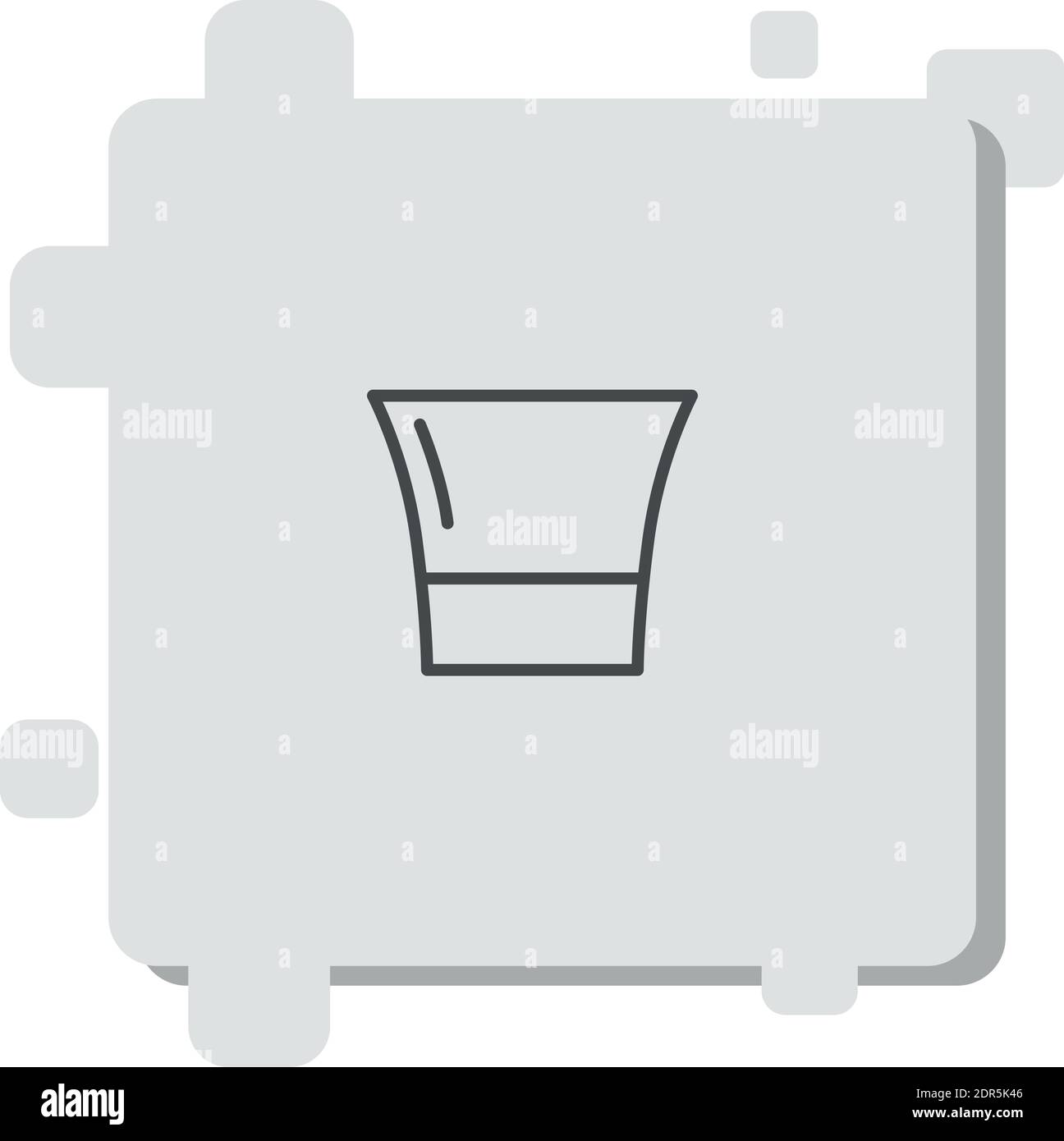 shot glass vector icon modern simple vector illustration Stock Vector ...