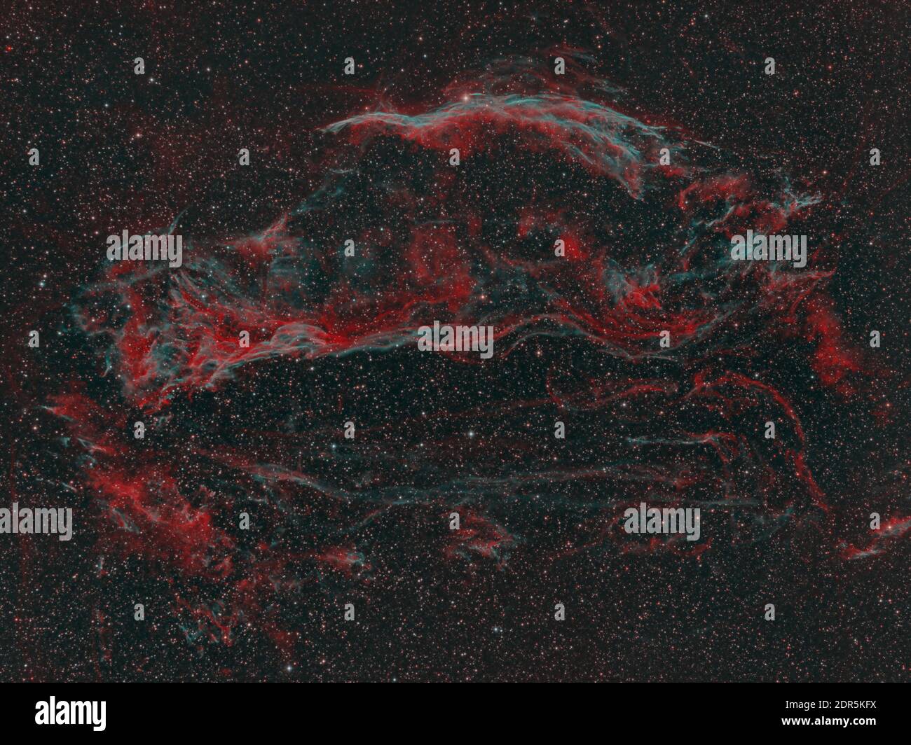 NGC6960 - The Western Veil Nebula Stock Photo - Alamy