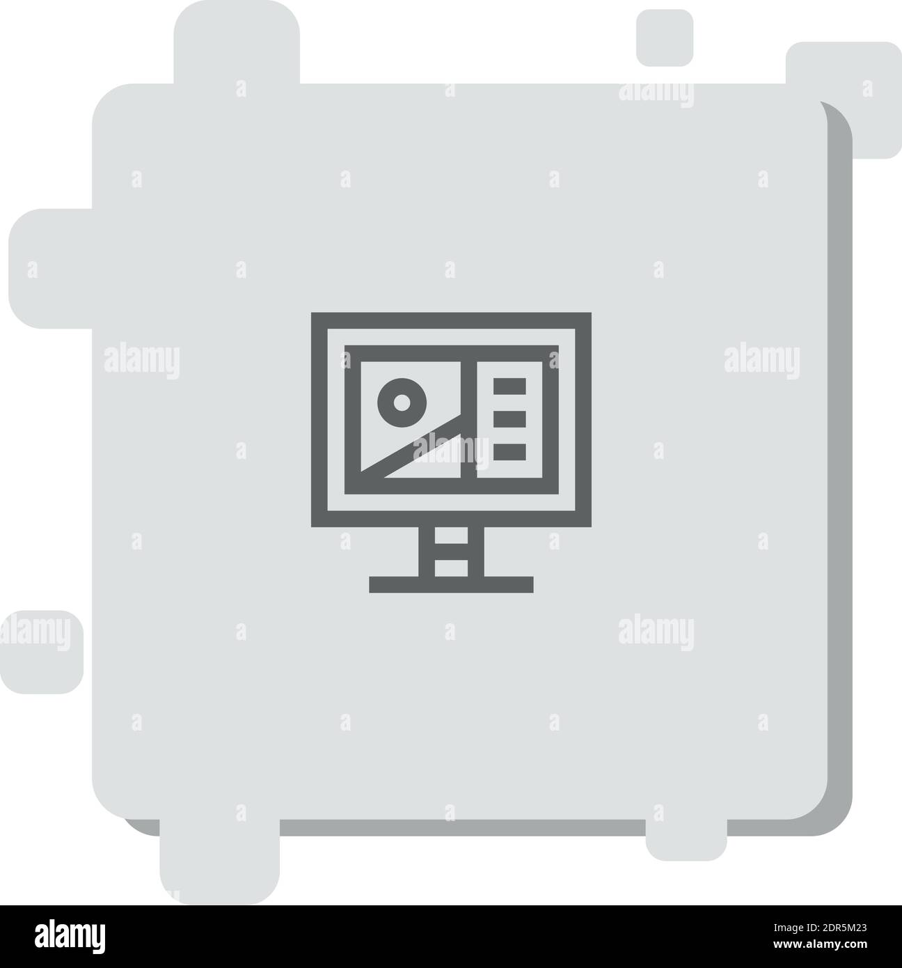 pc vector icon modern simple vector illustration Stock Vector Image ...