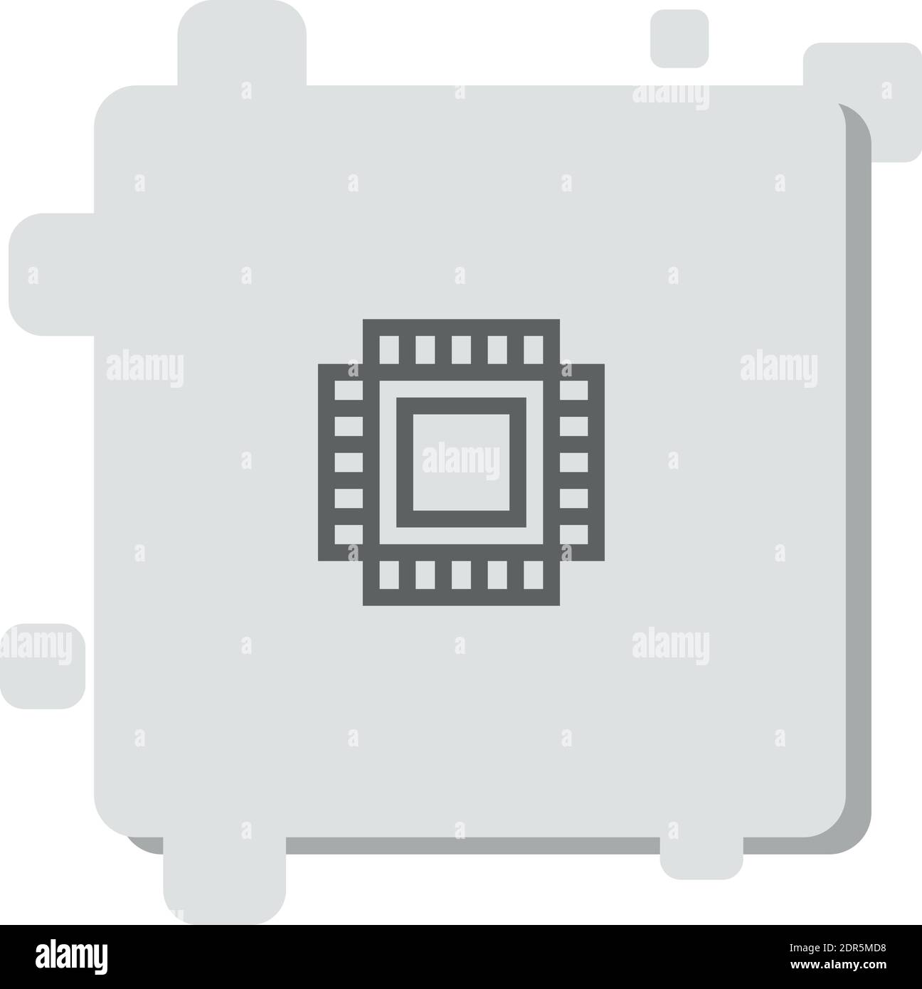 cpu vector icon modern simple vector illustration Stock Vector Image ...