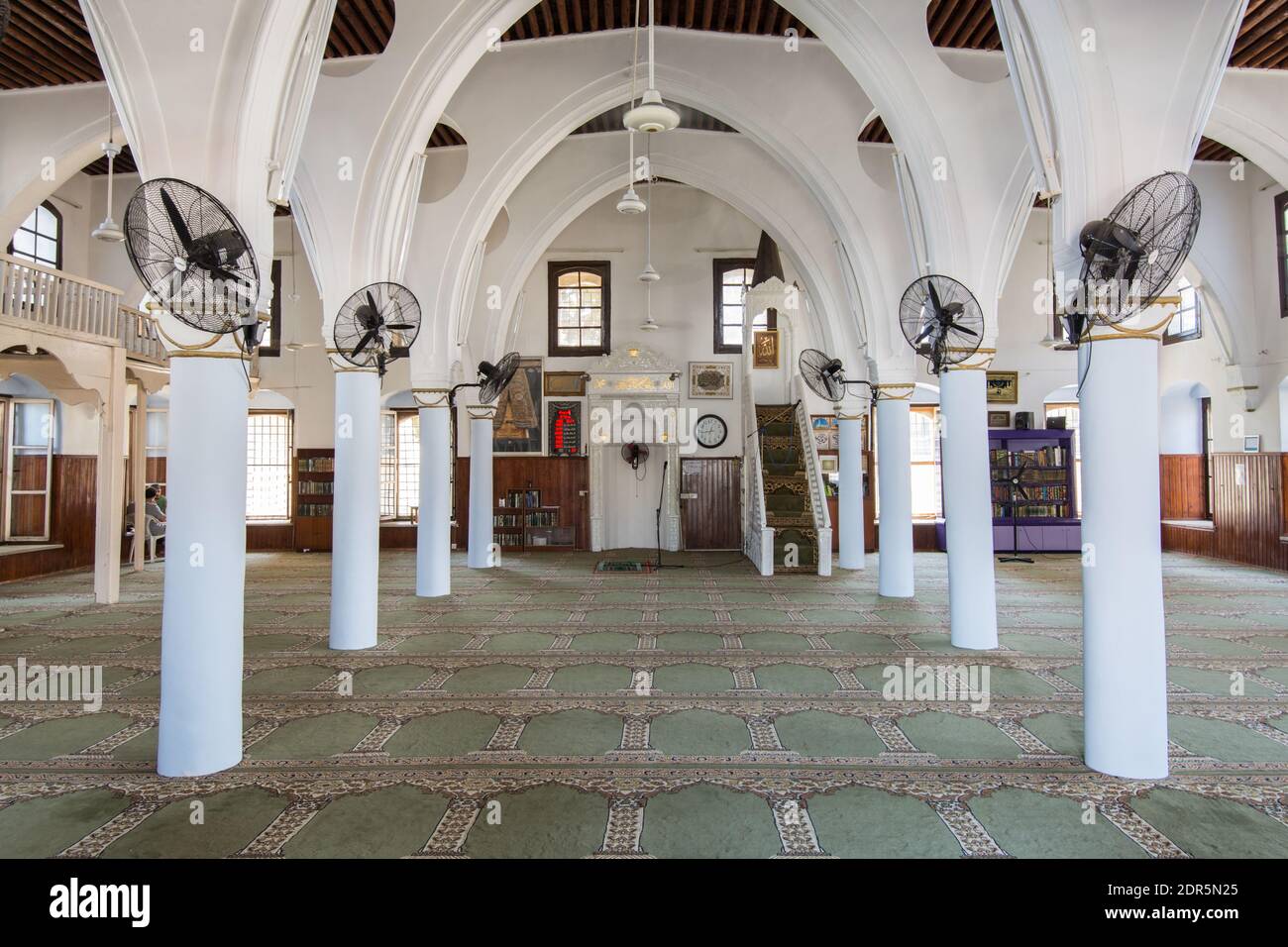 Interiors of Buyuk or Djami Kebir Mosque in Larnaca of Cyprus. Situated ...