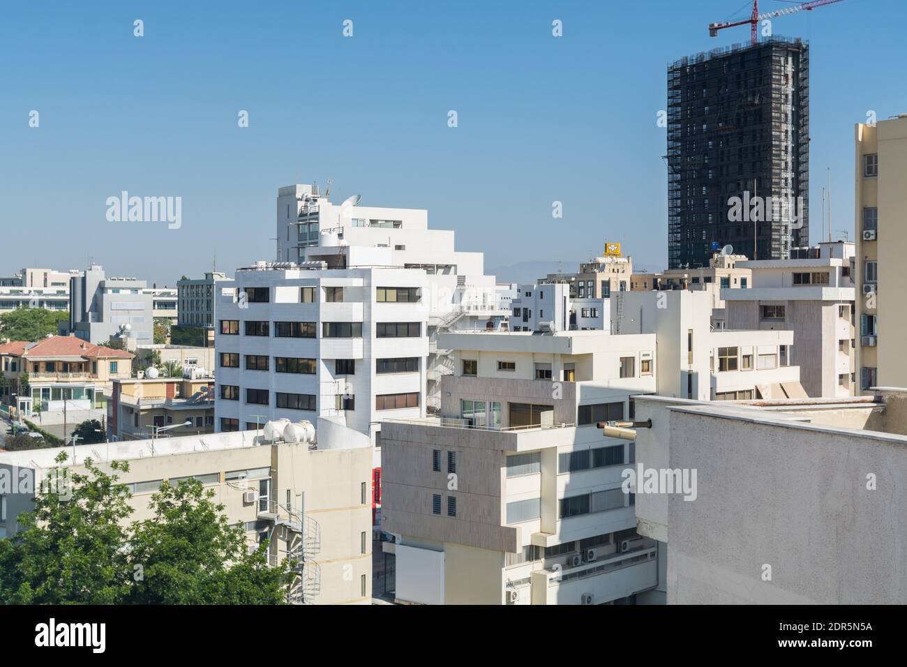Aerial view of view in the downtown of Nicosia, Cyprus Stock Photo - Alamy