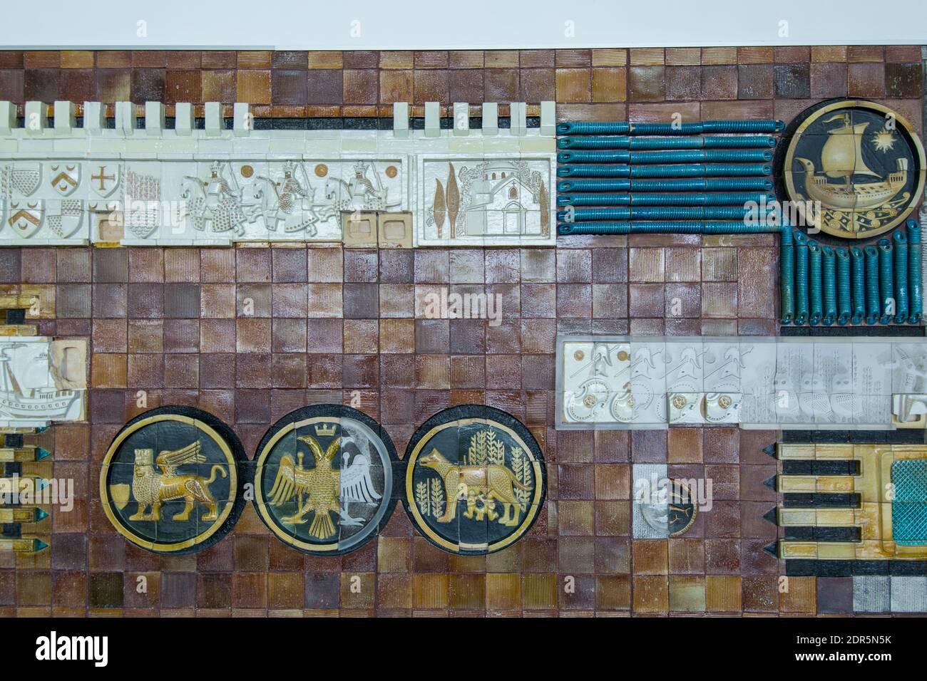 Mosaic arts representing the traditional culture in Cyprus Stock Photo ...