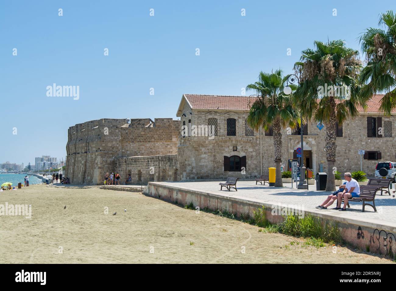 The medieval fort in Larnaca (Larnaka) of Cyprus Stock Photo - Alamy