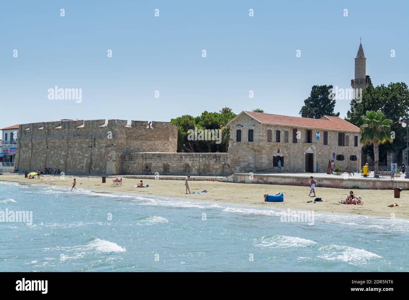 The medieval fort in Larnaca (Larnaka) of Cyprus Stock Photo - Alamy