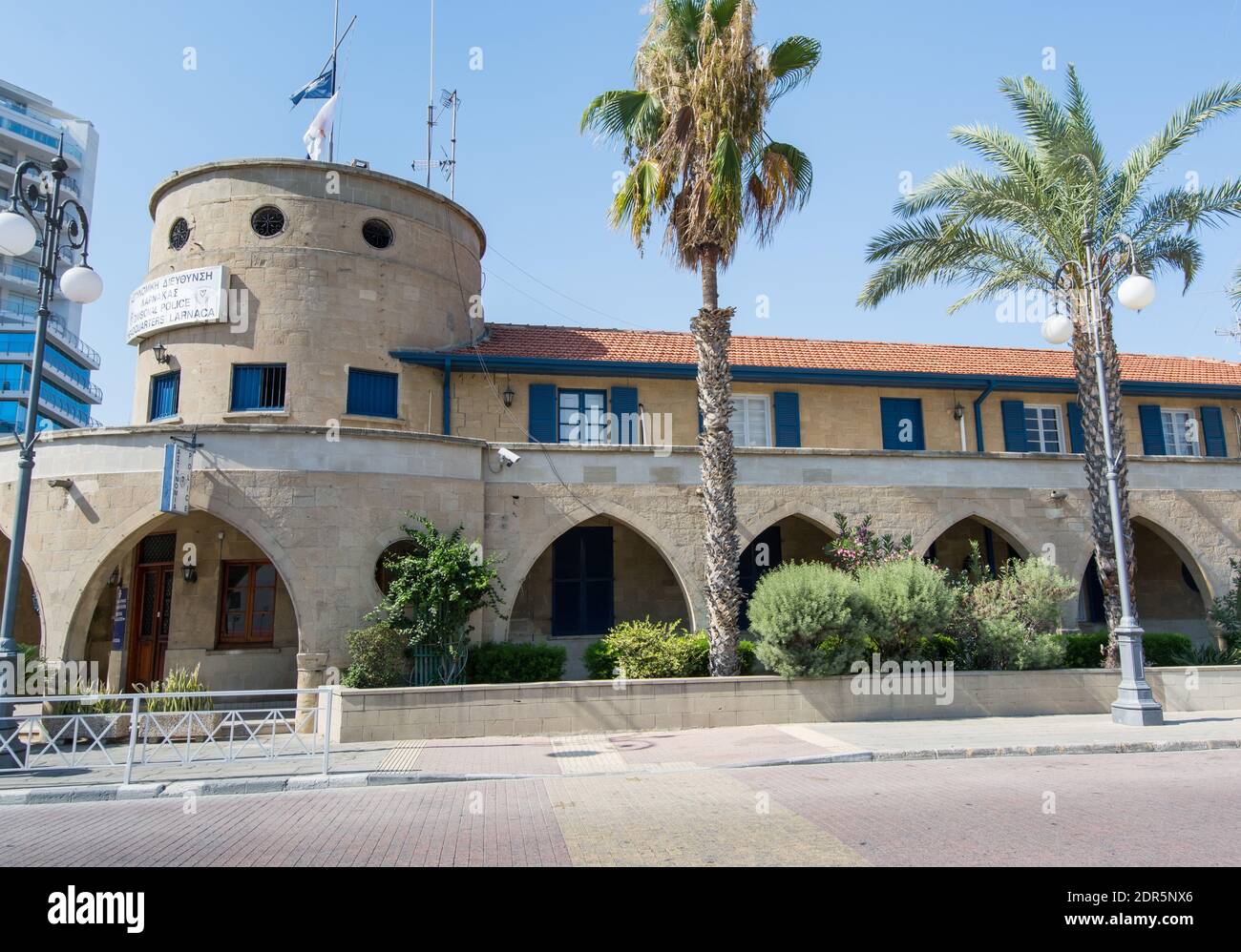 Building of Divisional Police Headquarters, in Larnaca city of Cyprus ...