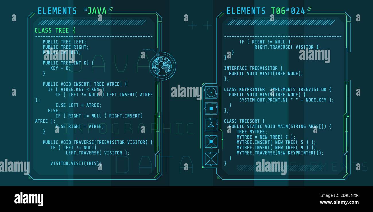 Java class Stock Vector Images - Alamy