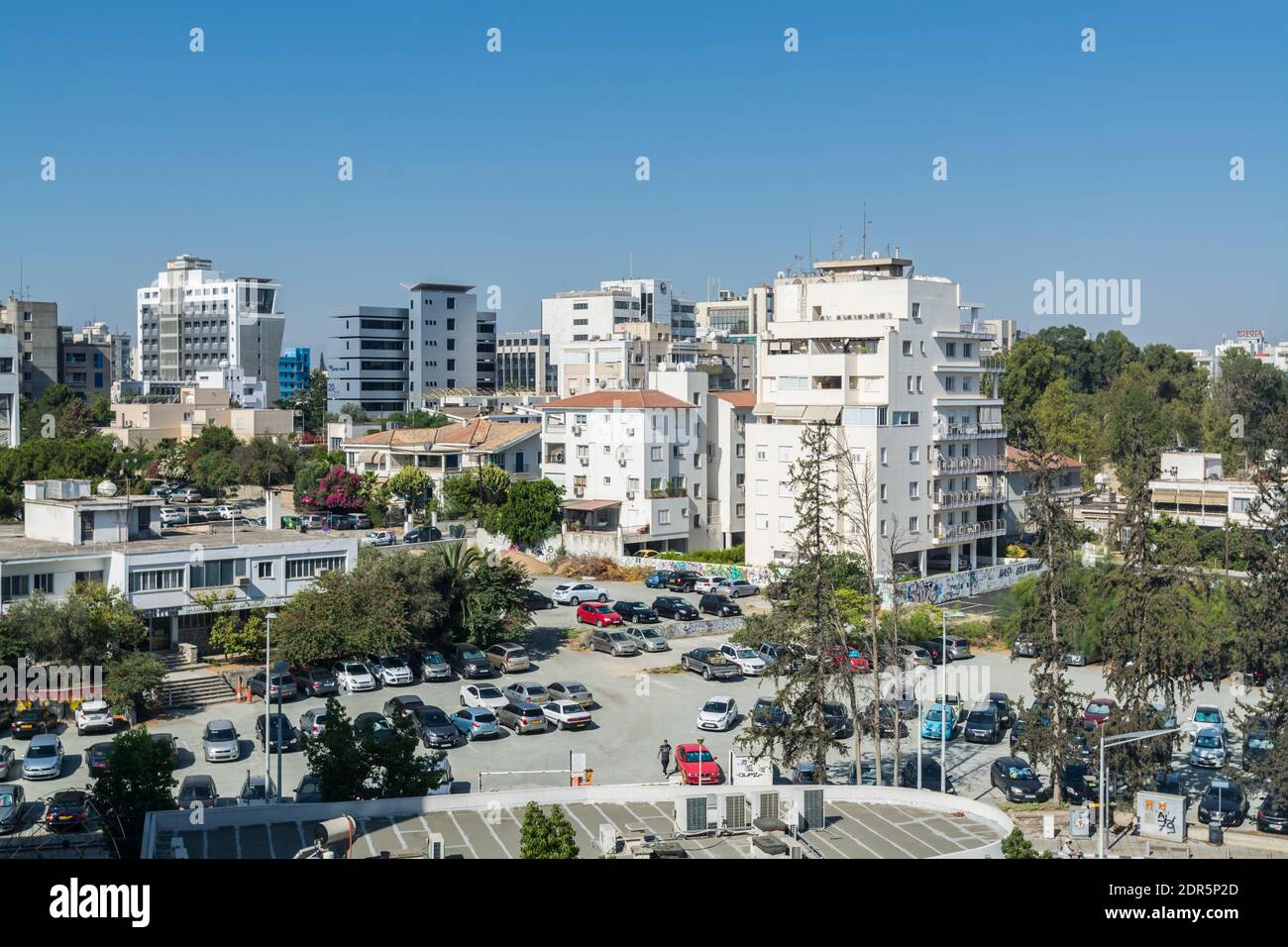 Aerial view of view in the downtown of Nicosia, Cyprus Stock Photo - Alamy