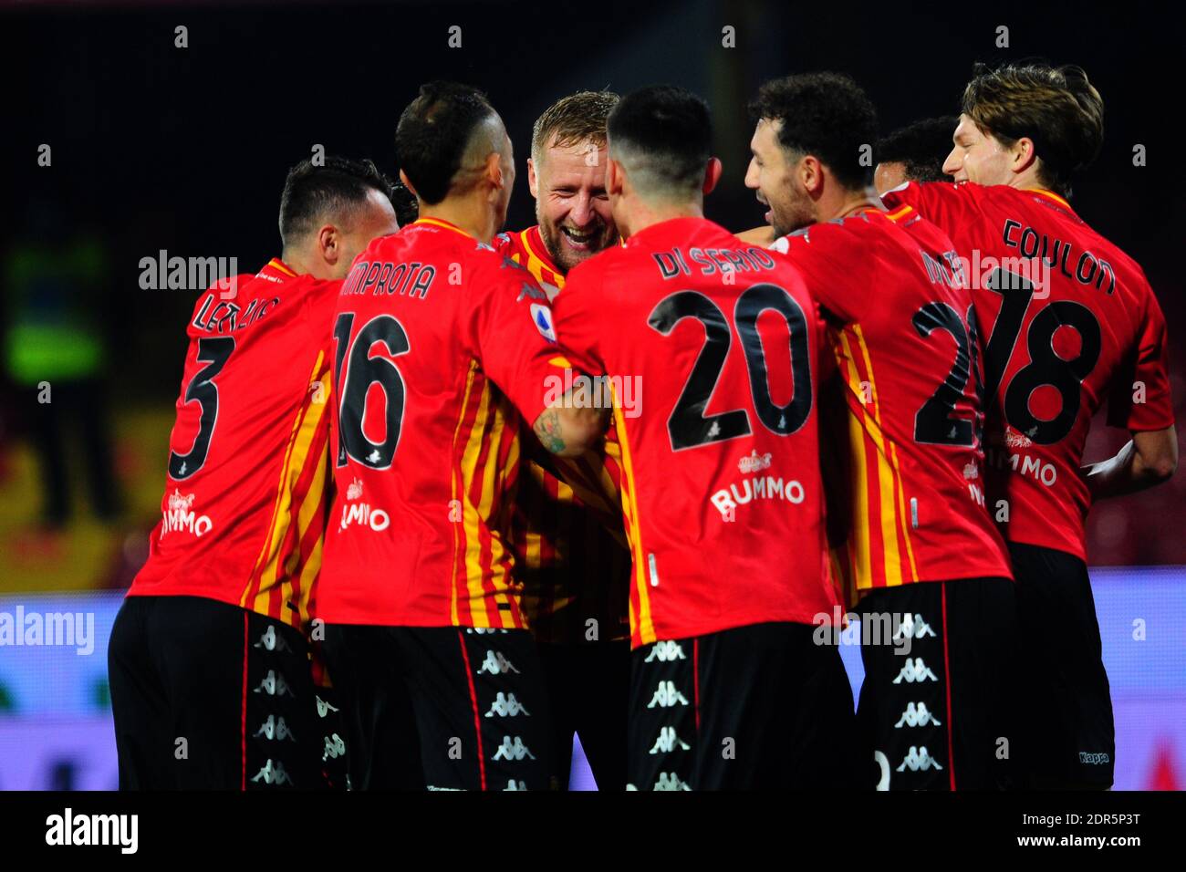 Benevento, Italy. 20th Dec, 2020. esultanza Benevento during Benevento ...