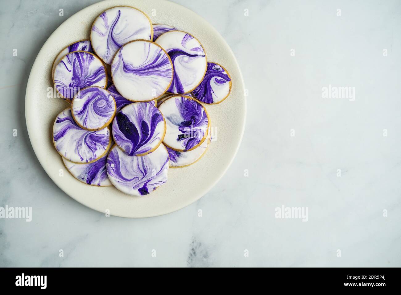 Marbled Sugar Cookies Stock Photo - Alamy