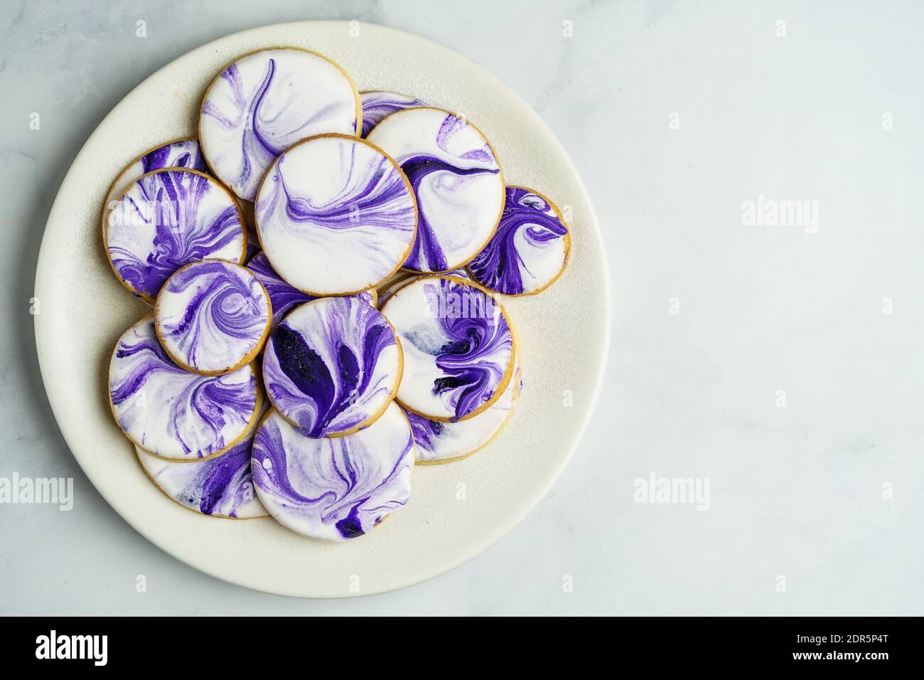 Marbled Sugar Cookies Stock Photo - Alamy