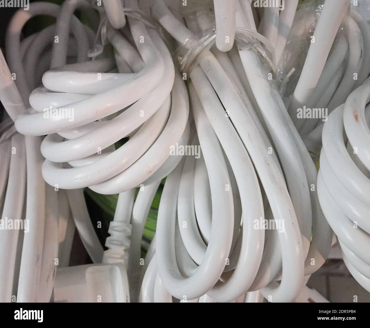 Long electrical cables hi-res stock photography and images - Alamy