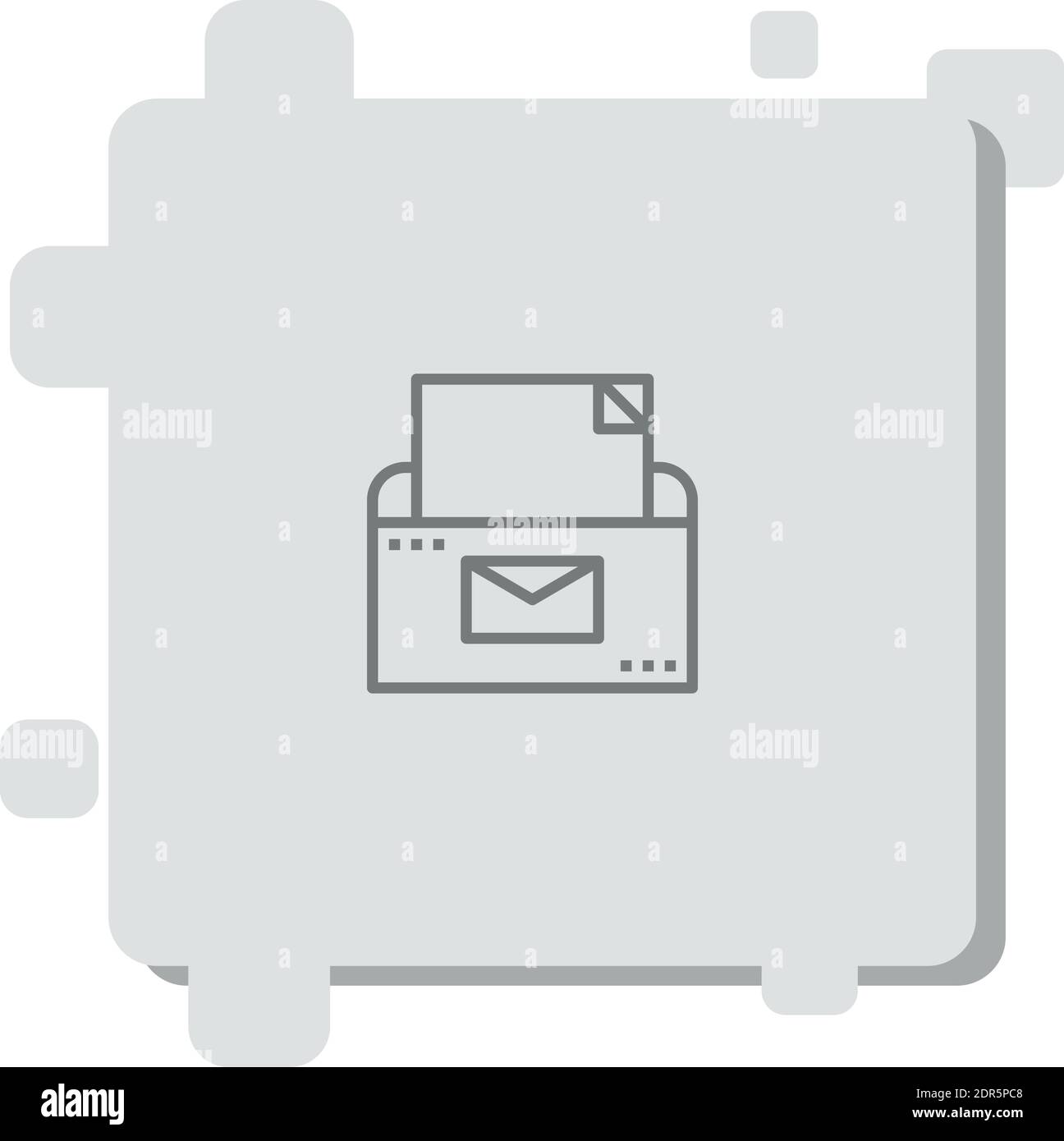 email vector icon modern simple vector illustration Stock Vector Image ...