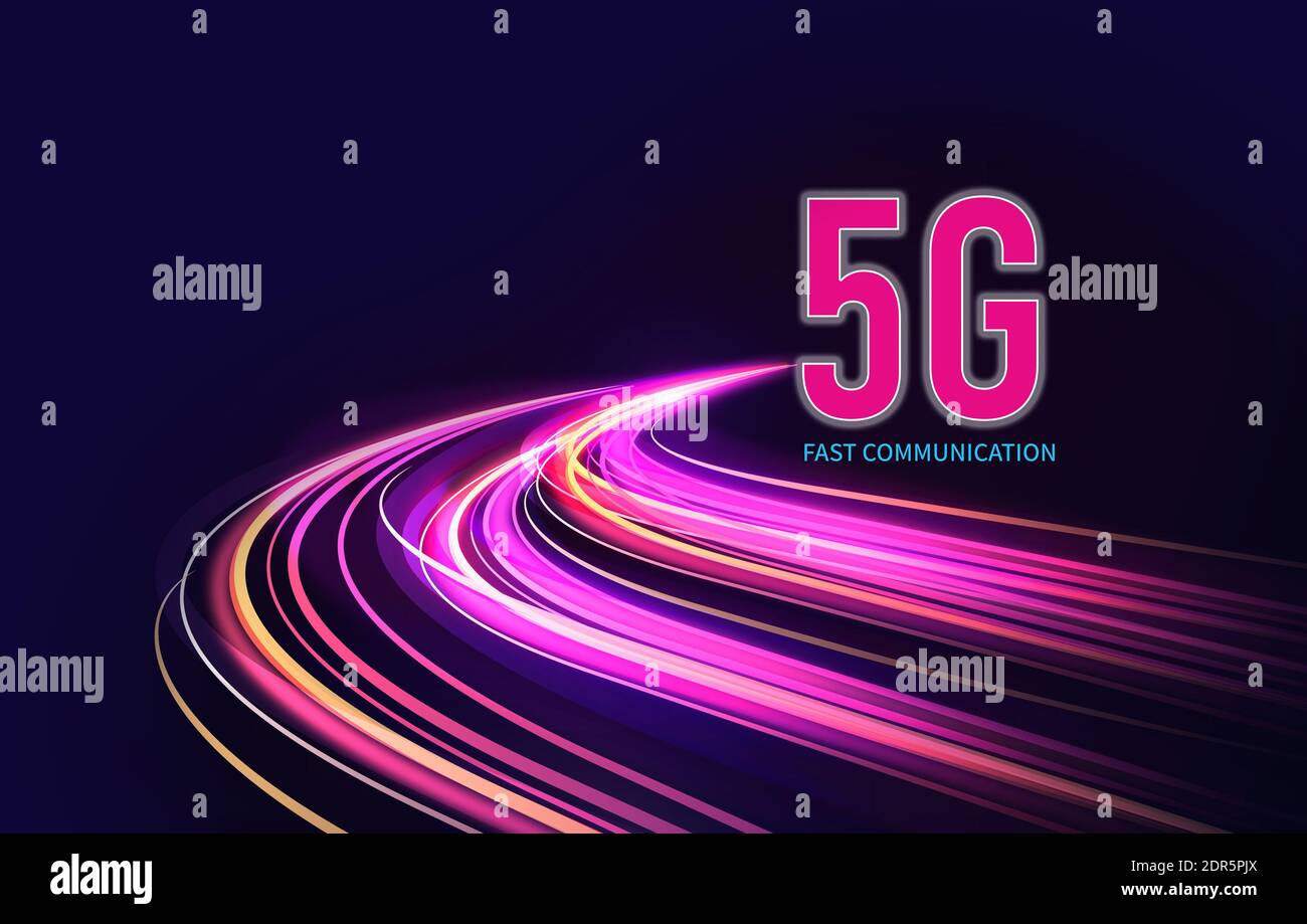Next generation 5G highspeed internet connection Stock Photo - Alamy