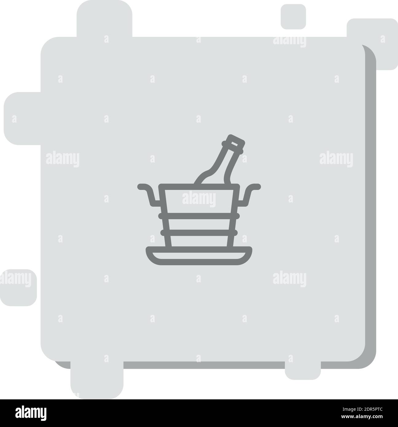 Wine bottle fridge Cut Out Stock Images & Pictures - Alamy
