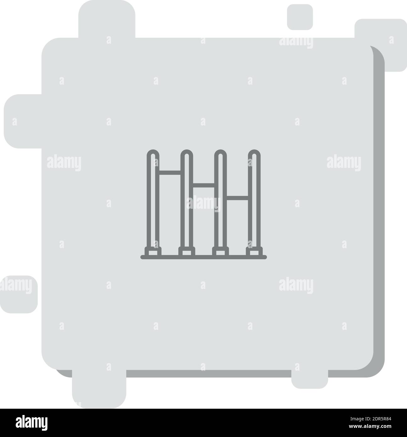 pull up bar vector icon modern simple vector illustration Stock Vector ...