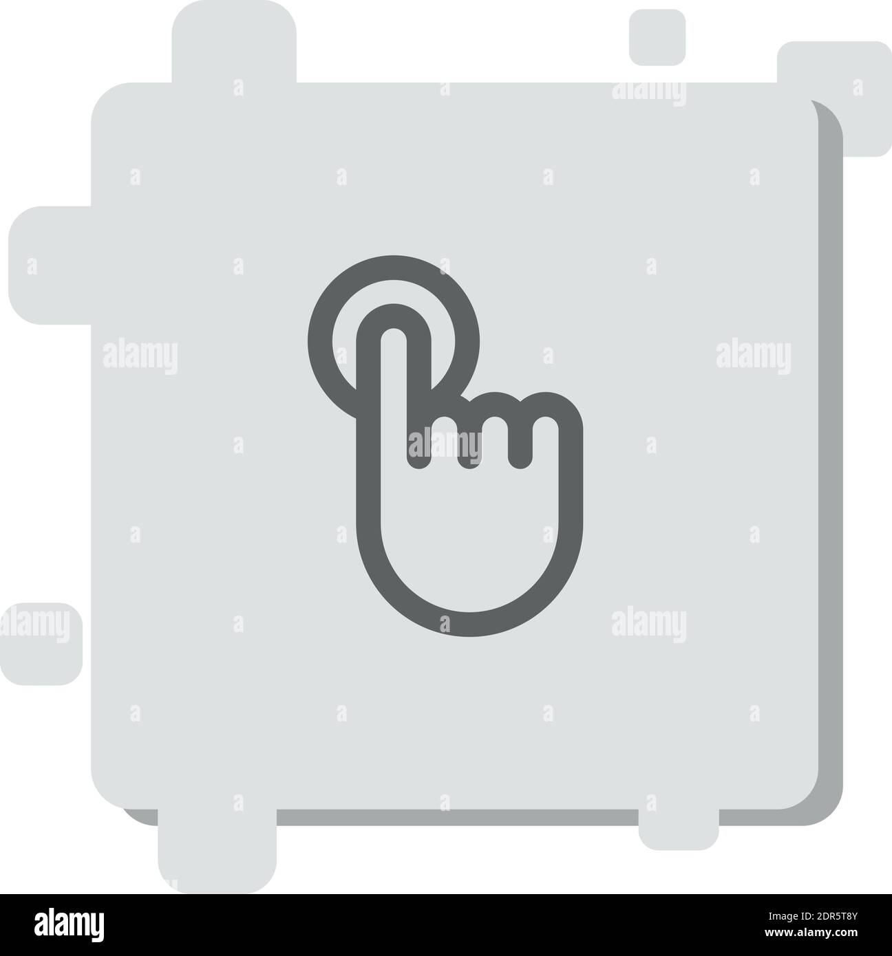 touch vector icon modern simple vector illustration Stock Vector Image ...