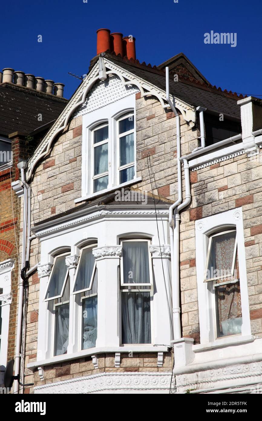Victorian terraced town house in London England UK which has been ...