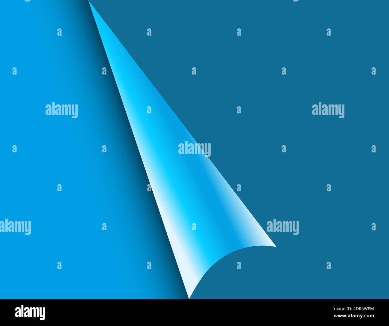 Vector illustration. paper with a curled edge Stock Vector Image & Art ...